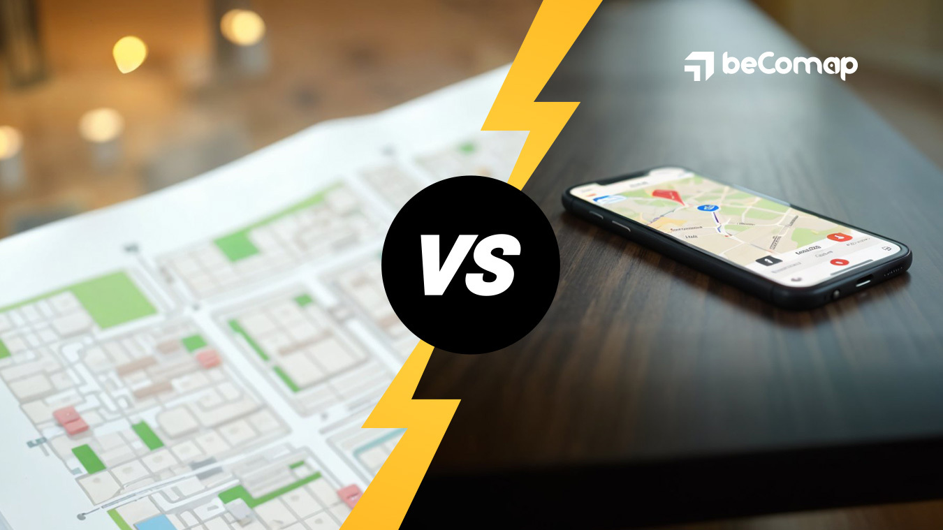 Paper Maps vs Digital Maps which to Choose For Indoor Navigation