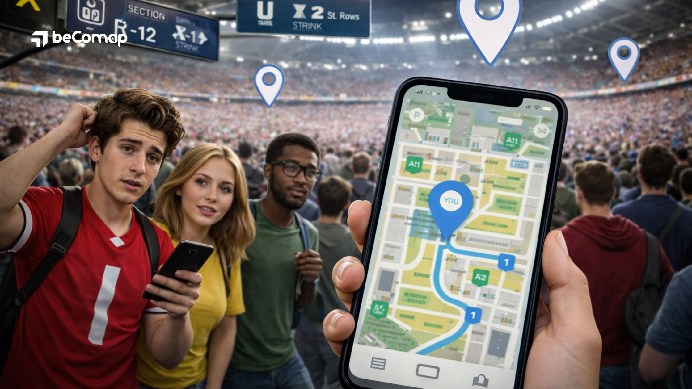 80% of Stadium Visitors Feel Lost: How Indoor Navigation Creates a ...